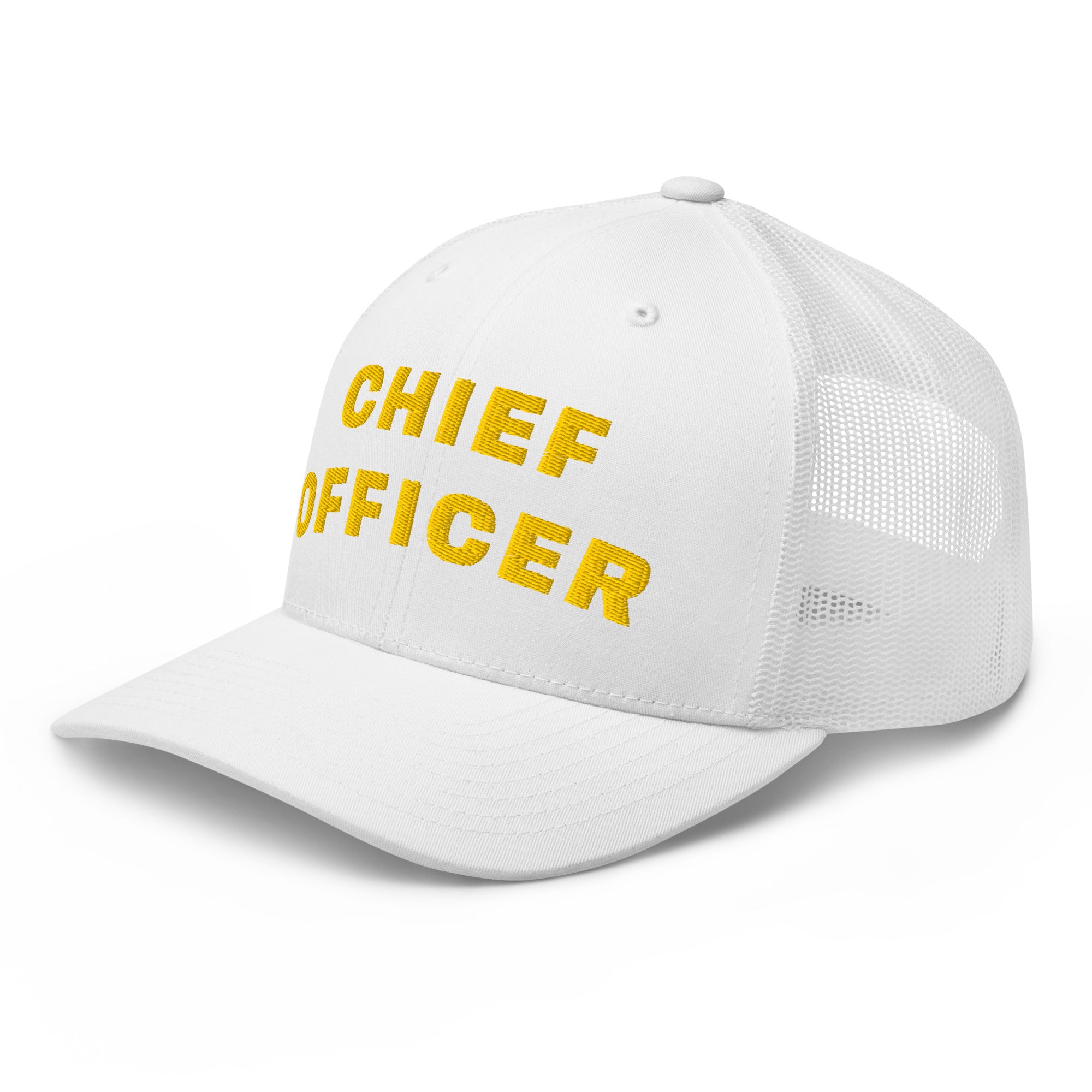 Chief Officer cap with embroidery. – IamSEAWOLF shop