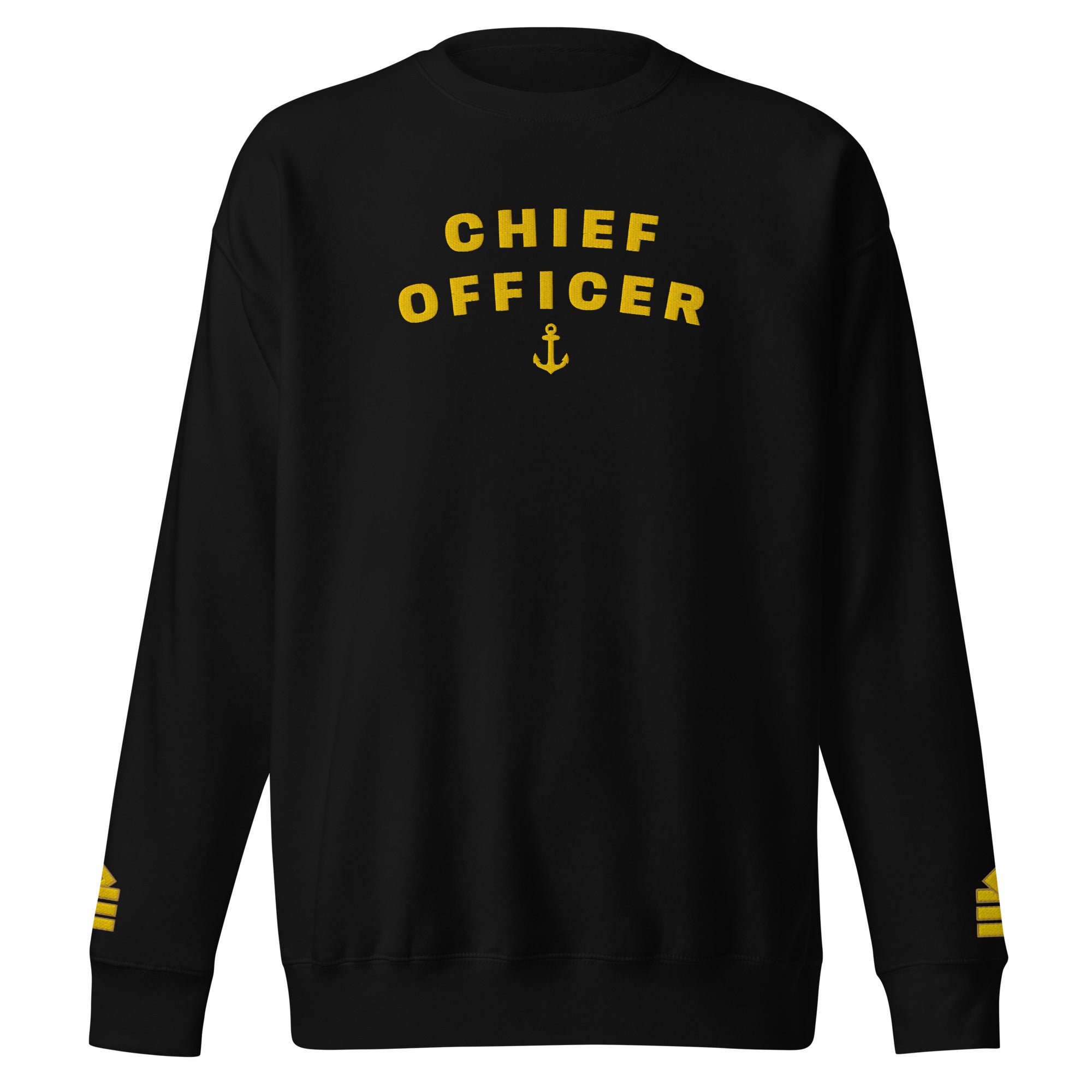 Chief Officer uniform Sweatshirt with large embroidery. – IamSEAWOLF shop