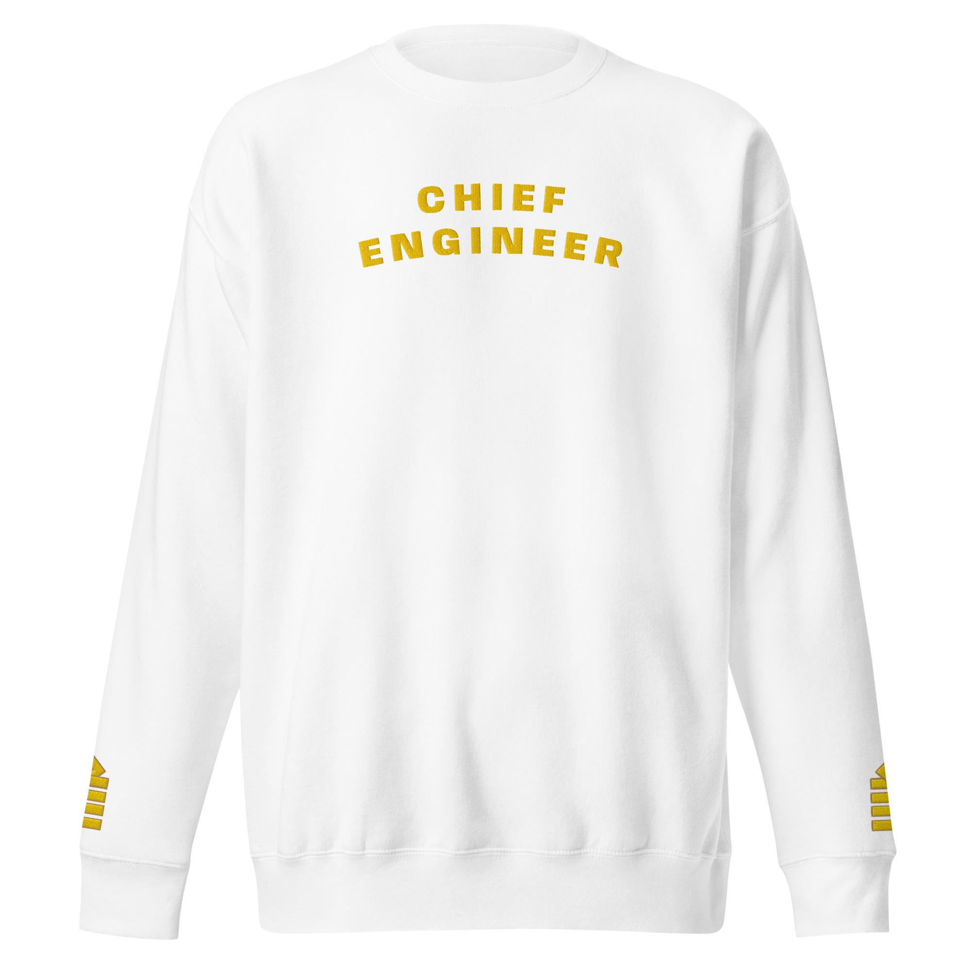Chief Engineer uniform sweatshirt with large embroidery. – IamSEAWOLF shop